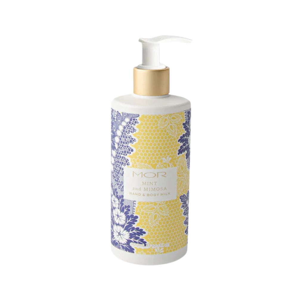 MOR Jardiniere Hand & Body Milk 300mL - Mint & Mimosa – On Trend Beauty