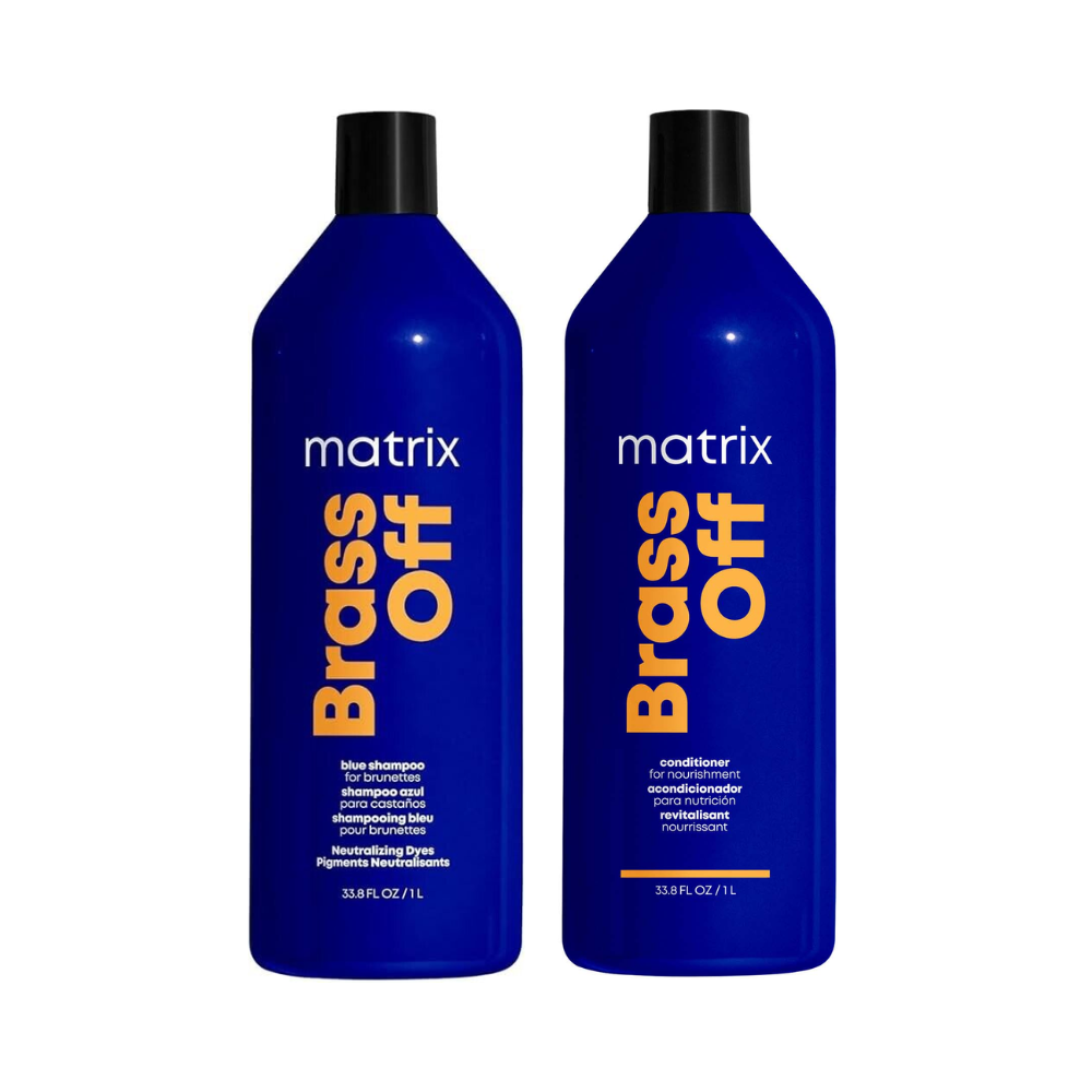 Matrix Total Results Brass Off Color Obsessed Shampoo & Conditioner 1 ...