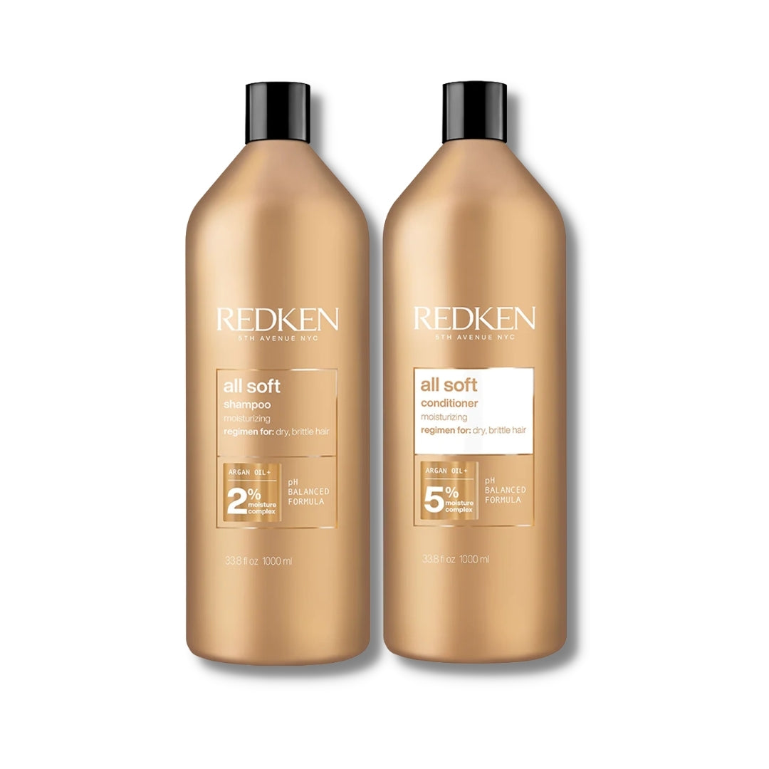Redken All Soft Shampoo & Conditioner 1 Litre Duo – On Trend Beauty