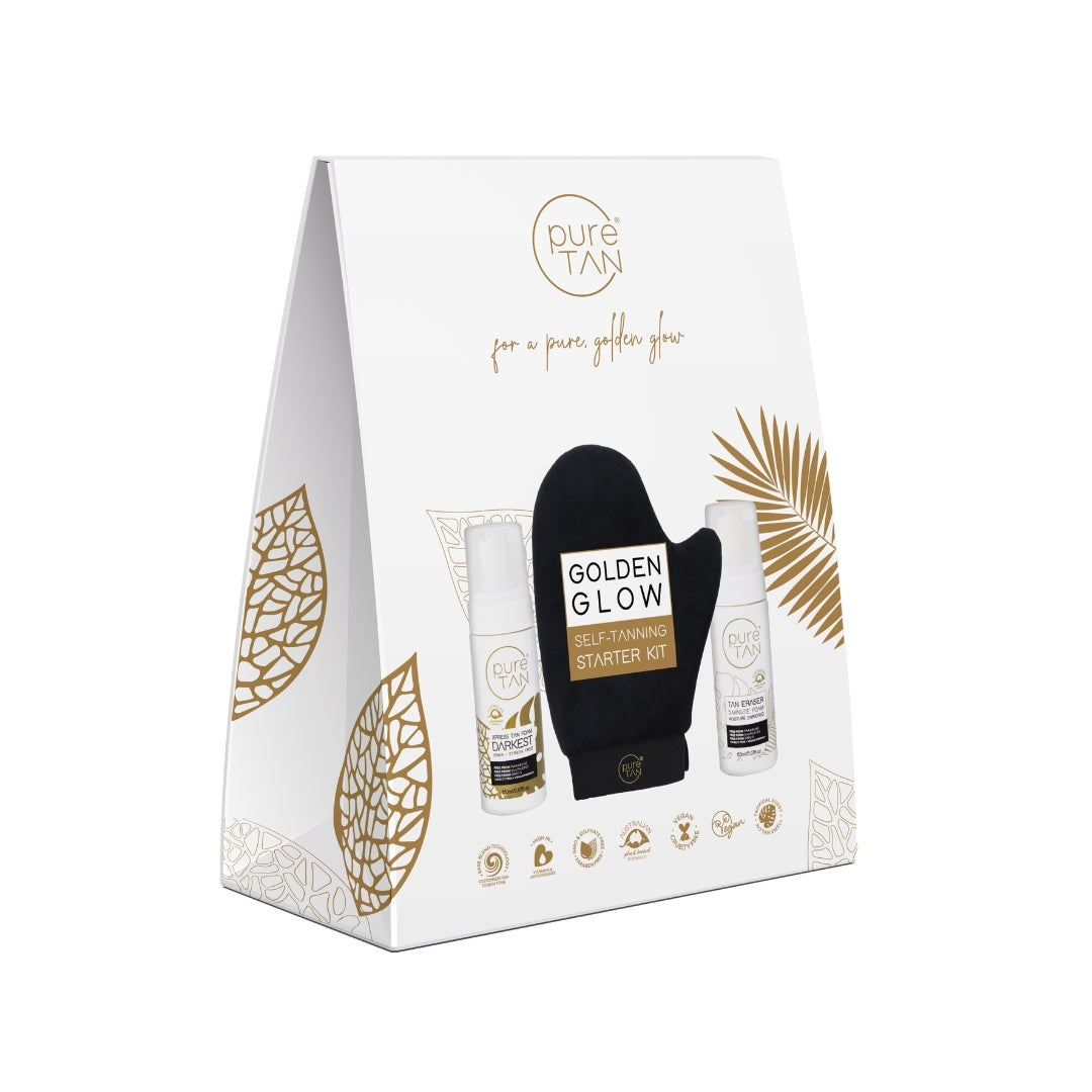 Pure Tan Golden Glow Self-Tanning Starter Kit – On Trend Beauty