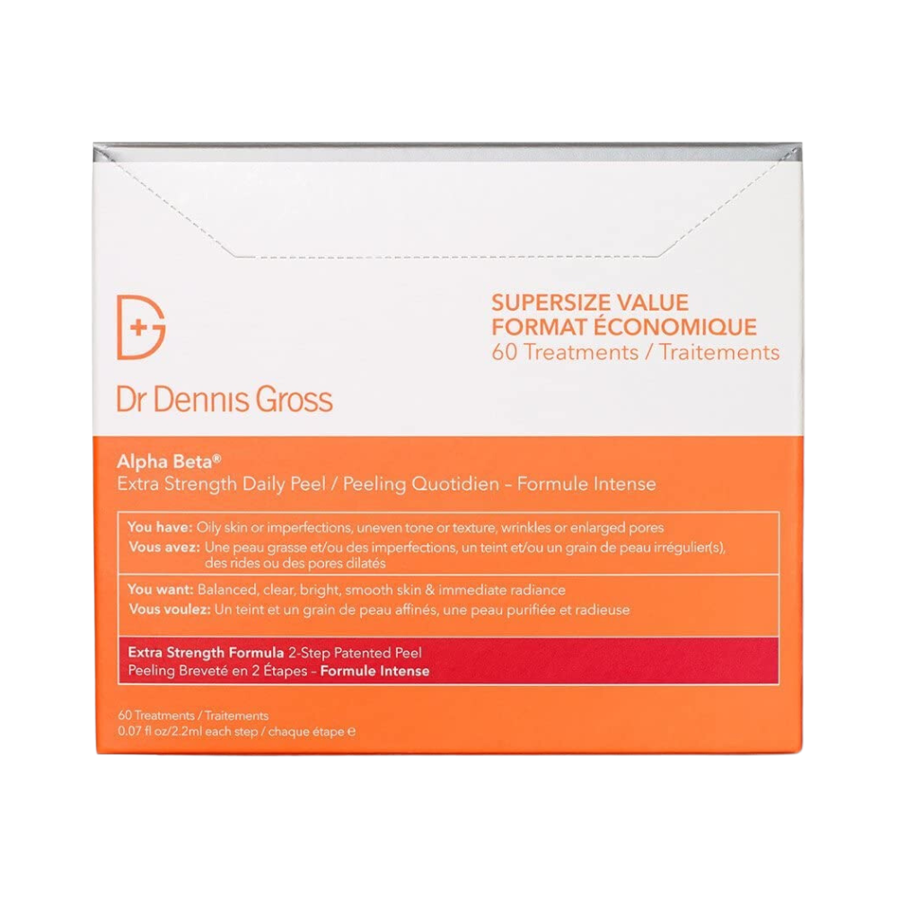 Dr Dennis Gross Alpha Beta Peel Extra Strength Daily Peel 60 Packettes ...