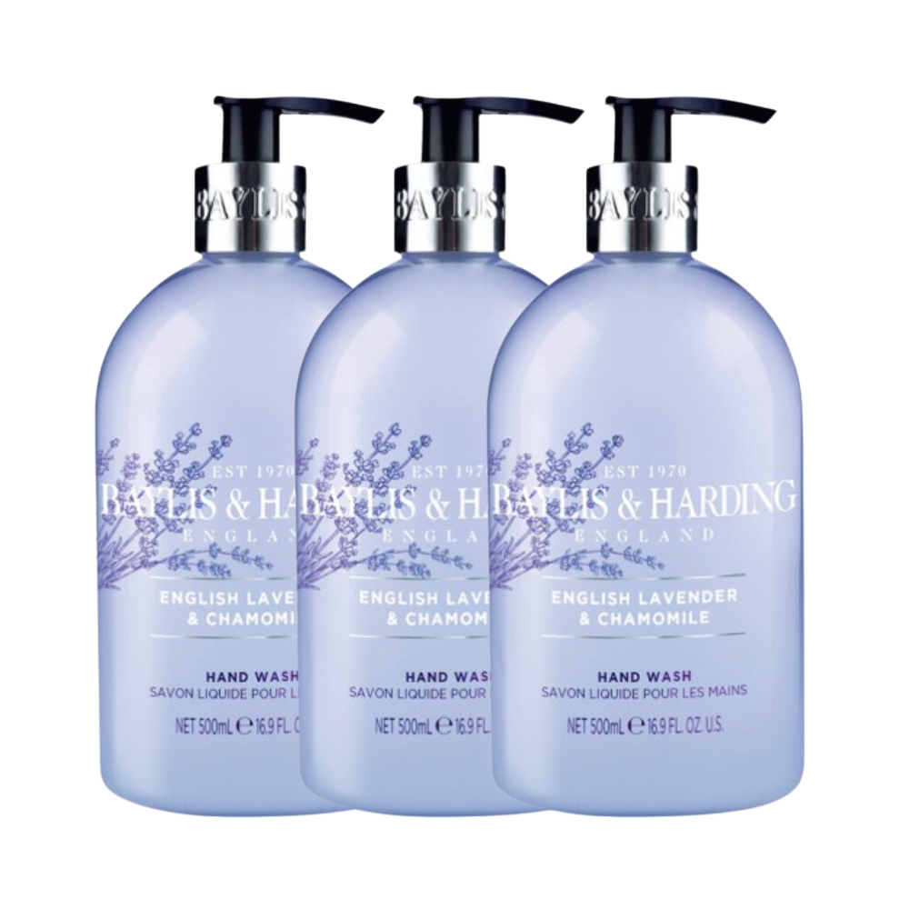 3 x Baylis & Harding Hand Wash English Lavender & Chamomile 500mL – On ...