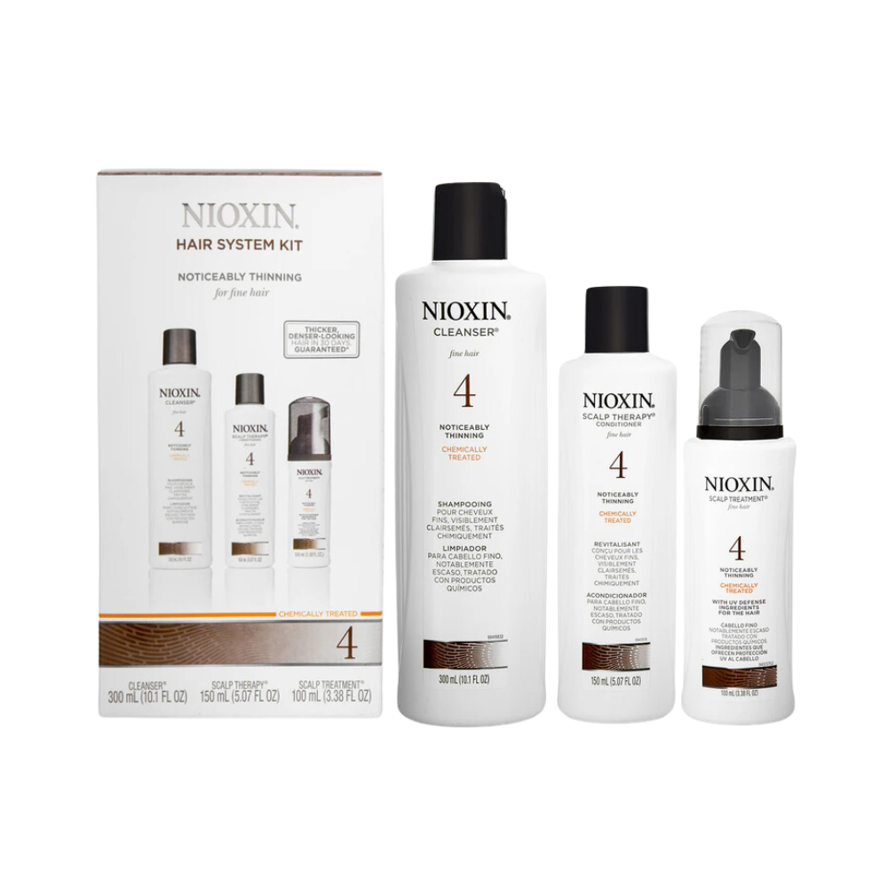 Nioxin Hair System 4 Kit - Noticeably Thinning for Fine Hair – On Trend ...