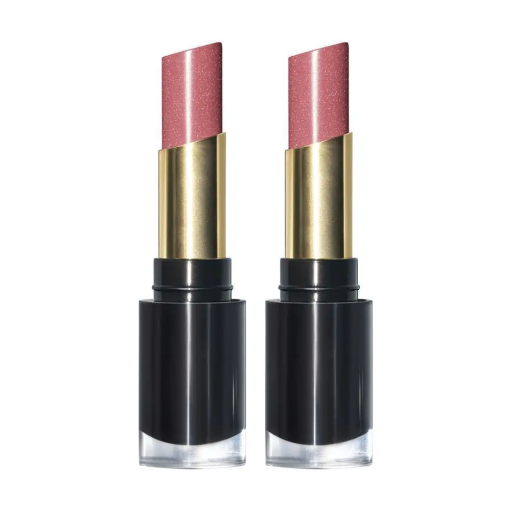 2 x Revlon Super Lustrous Glass Shine Lipstick 3.1g - 002 Beaming Stra ...