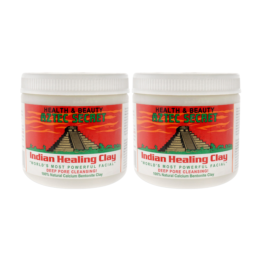 2 x Aztec Secret Natural Indian Healing Clay 454g – On Trend Beauty