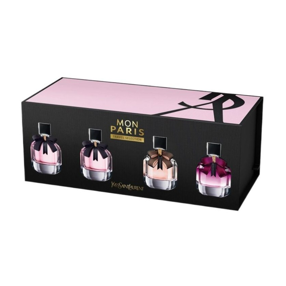 Yves Saint Laurent Mon Paris 4 Piece Mini Fragrance Gift Set 4x7.5mL ...