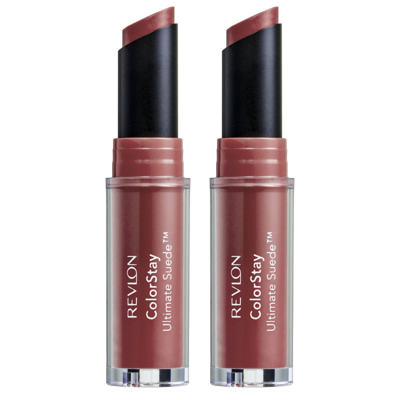 2 x Revlon ColorStay Ultimate Suede Lipstick 2.55g - 015 Runway – On ...