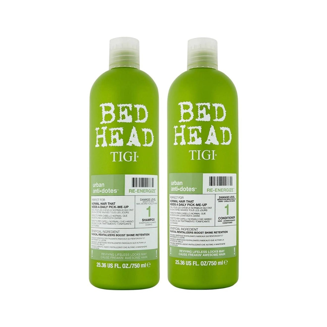 TIGI Bed Head Urban Antidotes Level 1 Re-Energize Shampoo & Conditione ...